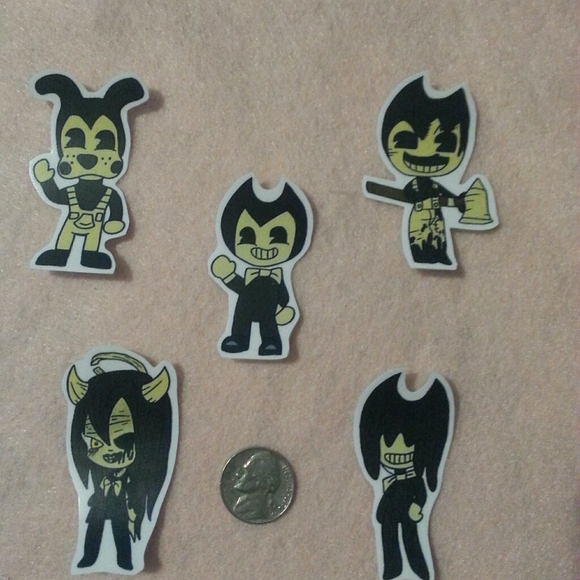 Handmade | Accessories | Handmade Bendy And The Ink Machine Vinyl ...